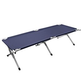 Mil-Tec Feldbett Alu Gestell m. Tragetasche blau