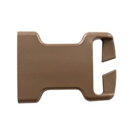 Schnalle 2M WB SR Split-Bar 25 mm weiblich braun