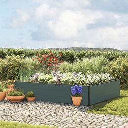 195 x 150 x 39 cm Hochbeet, Anthrazit - (GFPV00529)