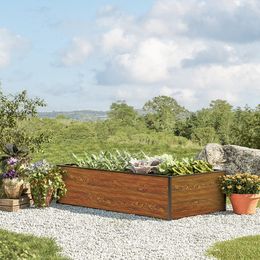 150 x 77 x 39 cm Hochbeet, Holzoptik - (GFPV00506)