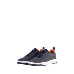 Tom Tailor Herren Sneaker mit Lochmuster auf der Vorderkappe, blau, Uni, Gr. 40