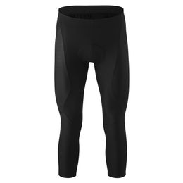 Fahrradhose Gonso "Essential Tight 5/6 SC M", Herren, Gr. S, Normalgr&ouml;&szlig;en, schwarz, 78% Polyester, 22% Elasthan, Hosen Fahrradhose, Herren 3/4 Radhose mit Sitzpolster, atmungsaktive Radlerhose Tight Fit