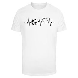 F4NT4STIC Shirt 'Heartbeat Soccer' male White size XXL