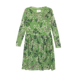 s.Oliver Kleid Mädchen Größe 92 beige / navy / grün