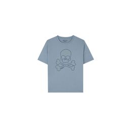 Scalpers T-Shirt 'Magic Skull' Jungen Gr&ouml;&szlig;e 170/176 blau / taubenblau