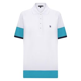 Giorgio Di Mare Poloshirt Damen Gr&ouml;&szlig;e S blau / marine / wei&szlig;