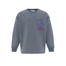 Dandalo Sweatshirt Herren Gr&ouml;&szlig;e XL blau / neonblau / hellrot