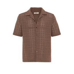 Antioch Button Up Shirt male size M Light brown