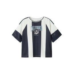 name it T-Shirt 'NKMDonnol' Jungen Gr&ouml;&szlig;e 158/164 navy / hellblau / offwhite