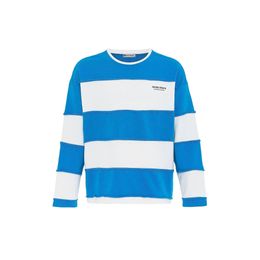 Dandalo Sweatshirt Herren Gr&ouml;&szlig;e L blau / wei&szlig;