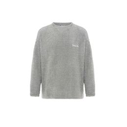 Dandalo Pullover Herren Gr&ouml;&szlig;e L grau / wei&szlig;