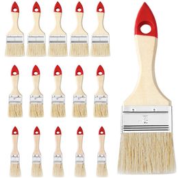 Monzana Pinselset 15 tlg Holz