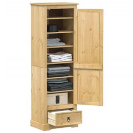 vidaXL Kleiderschrank Corona 55X38X170 Cm Massivholz Kiefer