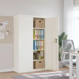 vidaXL Aktenschrank 105X40X180 Cm Stahl | Farbe: Weiß