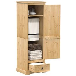 vidaXL Kleiderschrank Corona 55X50X170 Cm Massivholz Kiefer