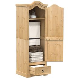 vidaXL Kleiderschrank Corona 55X52X170 Cm Massivholz Kiefer