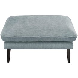 Hocker "Lena", longlife easy sky, B:92cm H:44cm T:70cm, 100% Polyester, Gallery M BRANDED BY MUSTERRING, Hocker, passend zum Ecksofa Lena, Metallfuß in zwei Höhen, B 92 x T 70 cm