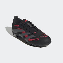 Fußballschuh adidas Performance "PREDATOR LEAGUE KIDS MG", Gr. 31, core schwarz, grau four, lucid rot, Synthetik, sportlich, Schuhe