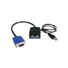 StarTech.com 2-Port VGA-Videosplitter, USB-betrieben 1x VGA - 2x VGA 2048x1536 - ST122LE