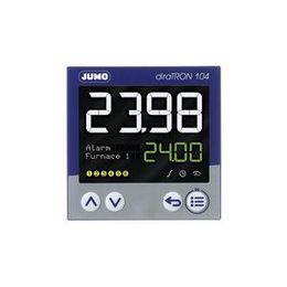 Jumo diraTRON PID Temperaturregler f&uuml;r Schalttafeleinbau, 96 x 96 mm 3 Eing&auml;nge, 3 Ausg&auml;nge 2 Relais, 1 Logik, 110 240 V - 00680798