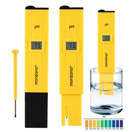 Monzana PH Wassertester mit LCD Anzeige Batterie