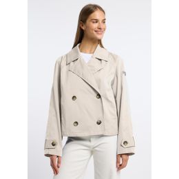 Frieda & Freddies New York Windbreaker FRIEDA & FREDDIES "Jacket / Nanette", Damen, Gr. 36, beige (champagner), 60% Baumwolle, 40% Polyester, unifarben, casual, relaxed fit, ohne Ausschnitt, Langarm, Jacken