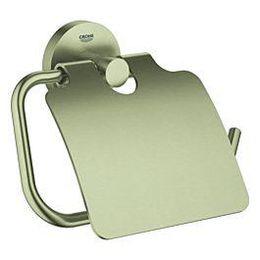 Grohe Essentials WC-Papierhalter 40367EN1 nickel gebürstet, mit Deckel, verdeckte Befestigung