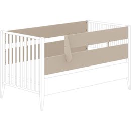 Umbauseiten Paidi "MILA & BEN Steiff by Paidi Sicherheits-Set", beige (cashmere, beige), B:139cm H:40cm T:2cm, Spanplatte, Umbauseiten, für den Umbau vom Babybett zum Juniorbett oder Kindersofa