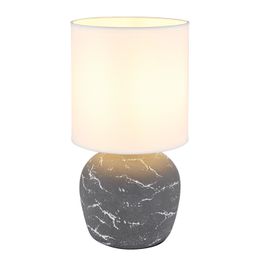Globo Marble Tischleuchte Grau, 1-flammig