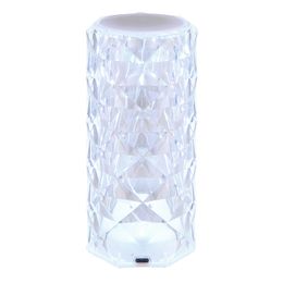 Globo Gixi Tischleuchte LED Silber, Transparent, Klar, 1-flammig, Farbwechsler