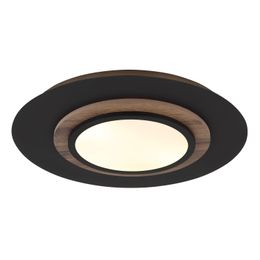 Globo Kory Deckenleuchte LED Schwarz, 1-flammig