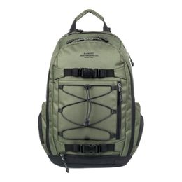 Cityrucksack Element "Scheme Skate", Herren, grün (kalamata), Polyester, Rucksäcke