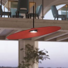 Fabbian LED-Hängeleuchte Acustica, korallenrot, 3000K, DALI