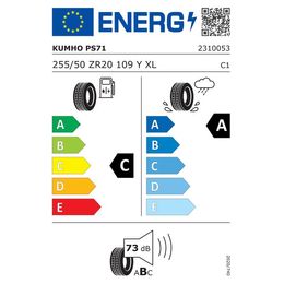 Kumho REIFEN [Kumho] 255/50ZR20 109Y - Ecsta PS71 SUV Sommerreifen 2310053