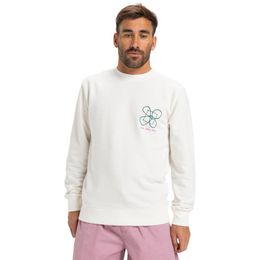 Quiksilver Sweatshirt »Graphic« weiß L L Stoff: French Terry aus Baumwollpolyester...