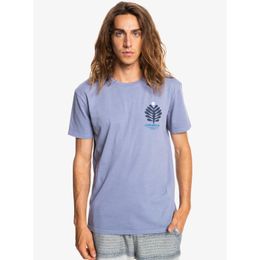 Quiksilver T-Shirt »Promote The Stoke« Purple Impression M M Ärmel: kurzärmlig
