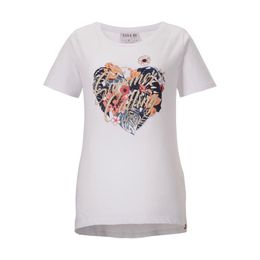 G.I.G.A. by Killtec G.I.G.A. DX BY KILLTEC T-Shirt &raquo;GS 97 WMN TSHRT&laquo; Langgeschnittenes Damen T-Shirt, 100% Baumwolle, sommerlicher Print wei&szlig; 44 44 Damen T-Shirt aus...
