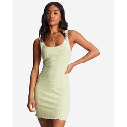 Billabong Strickkleid »Dawn« Moss Meadow M - US-Größen US-Größen M Stoff: Baumwoll-Elasthan-Rippstrick-Mischgewebe
