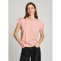 Pepe Jeans T-Shirt »BLOOMA« mit Kappenärmeln washed pink 316 L L Kurzarmshirt BLOOMA von Pepe Jeans