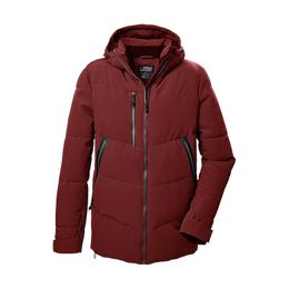 Killtec Steppjacke »KOW 1 MN QLTD JCKT« Wasser- und windabweisende Funktionsjacke, Kapuze, recyceltes Material rot S S Herren Funktionsjacke in...
