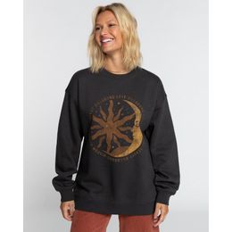 Billabong Sweatshirt »Energy And Wisdom« Off Black M M Umweltfreundliches Material: ,...