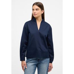 Eterna Damen Longbluse &raquo;OVERSIZE FIT&laquo; EASY IRON (b&uuml;gelleicht) blau 40