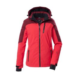 Killtec Skijacke »KSW 435 WMN SKI JCKT« Damen Skijacke: wasserdicht, atmungsaktiv, Fleece, viele Taschen rot 38 38 Damen Skijacke mit Kapuze und...