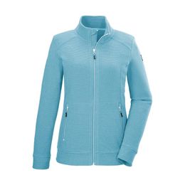 Killtec Fleecejacke »KOS 100 WMN FLC JCKT« Gestreifte Damen-Fleecejacke mit Zipper-Taschen und Kinnschutz blau 34 34 Gestreifte Damen Fleecejacke...