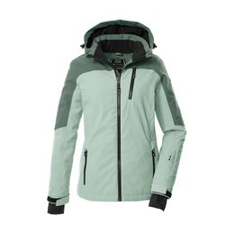 Killtec Skijacke »KSW 435 WMN SKI JCKT« Damen Skijacke: wasserdicht, atmungsaktiv, Fleece, viele Taschen rauchmint 38 38 Damen Skijacke mit Kapuze...