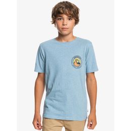 Quiksilver T-Shirt »Closed Bubble« Faded Denim Heather 14(155-164cm) 14(155-164cm) Ärmel: kurzärmlig