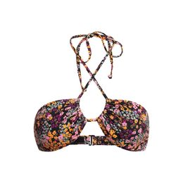 Roxy Triangel-Bikini-Top &raquo;Printed Beach Classics&laquo; Anthracite Floral Daze XL - Cup B Cup B XL Umweltbewusstes Material: Weiches,...