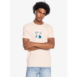 Quiksilver T-Shirt »Big Island« Almond Cream XL XL Ärmel: kurzärmlig