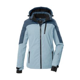 Killtec Skijacke »KSW 435 WMN SKI JCKT« Damen Skijacke: wasserdicht, atmungsaktiv, Fleece, viele Taschen hellblau 40 40 Damen Skijacke mit Kapuze...