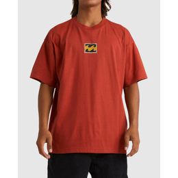 Billabong T-Shirt »King Stingray Box Wave« Clay XL XL Kollektion: King-Stingray-Kollektion